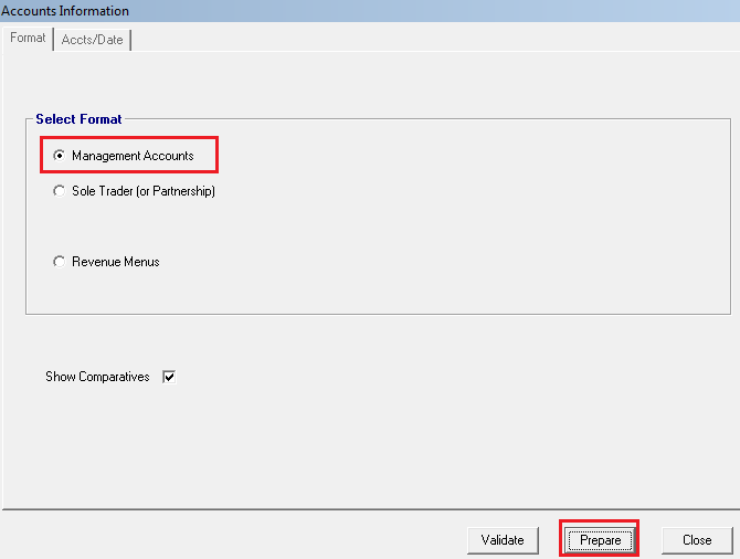Management Accounts - Documentation - Thesaurus Accounts (Ireland) - 2018